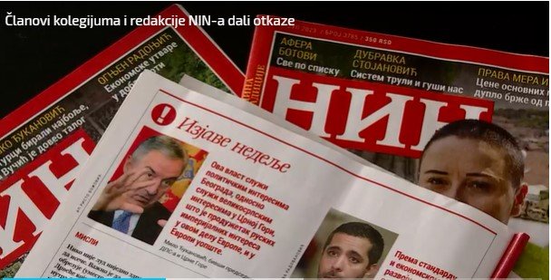 Kolektivni otkaz novinara NIN-a: Ne trgujemo istinom i savješću