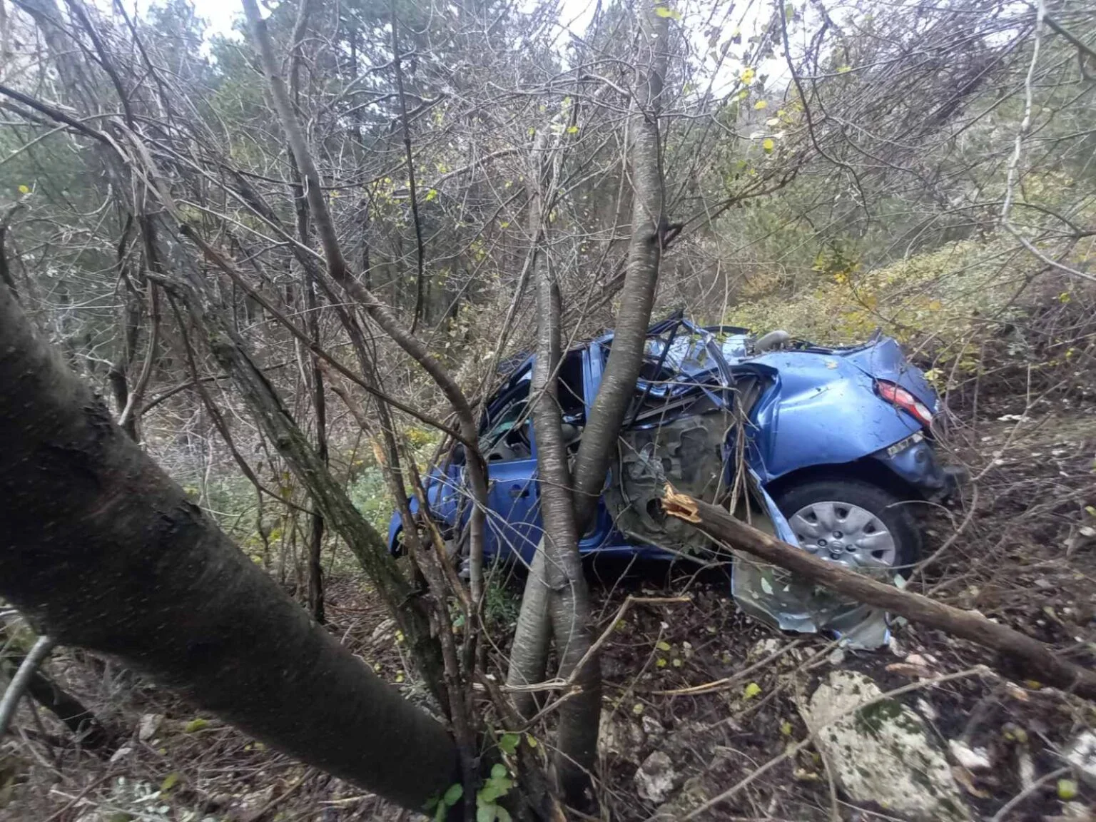 Udes na Kruševom ždrijelu, povrijeđen Cetinjanin