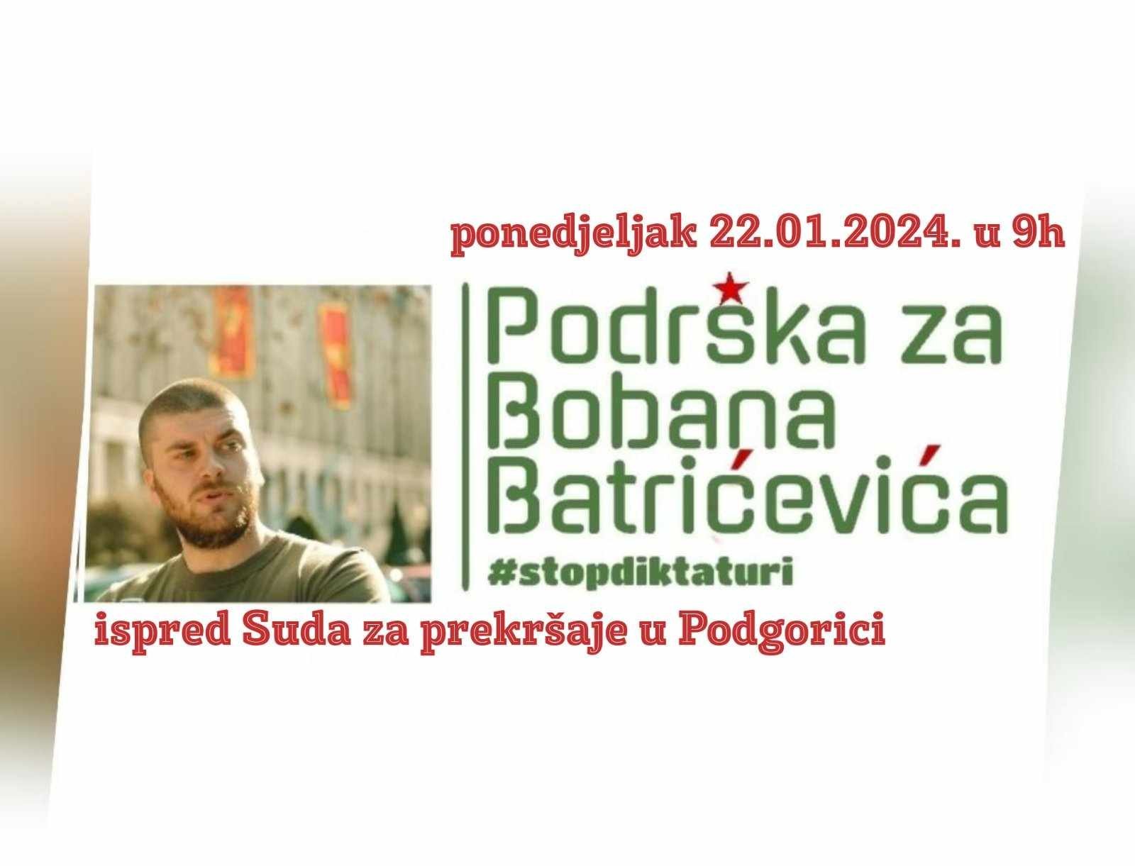 Grupa građana PG: Borba koju Batrićević vodi sa velikorizičnim državnim igranjem je dio borbe ...